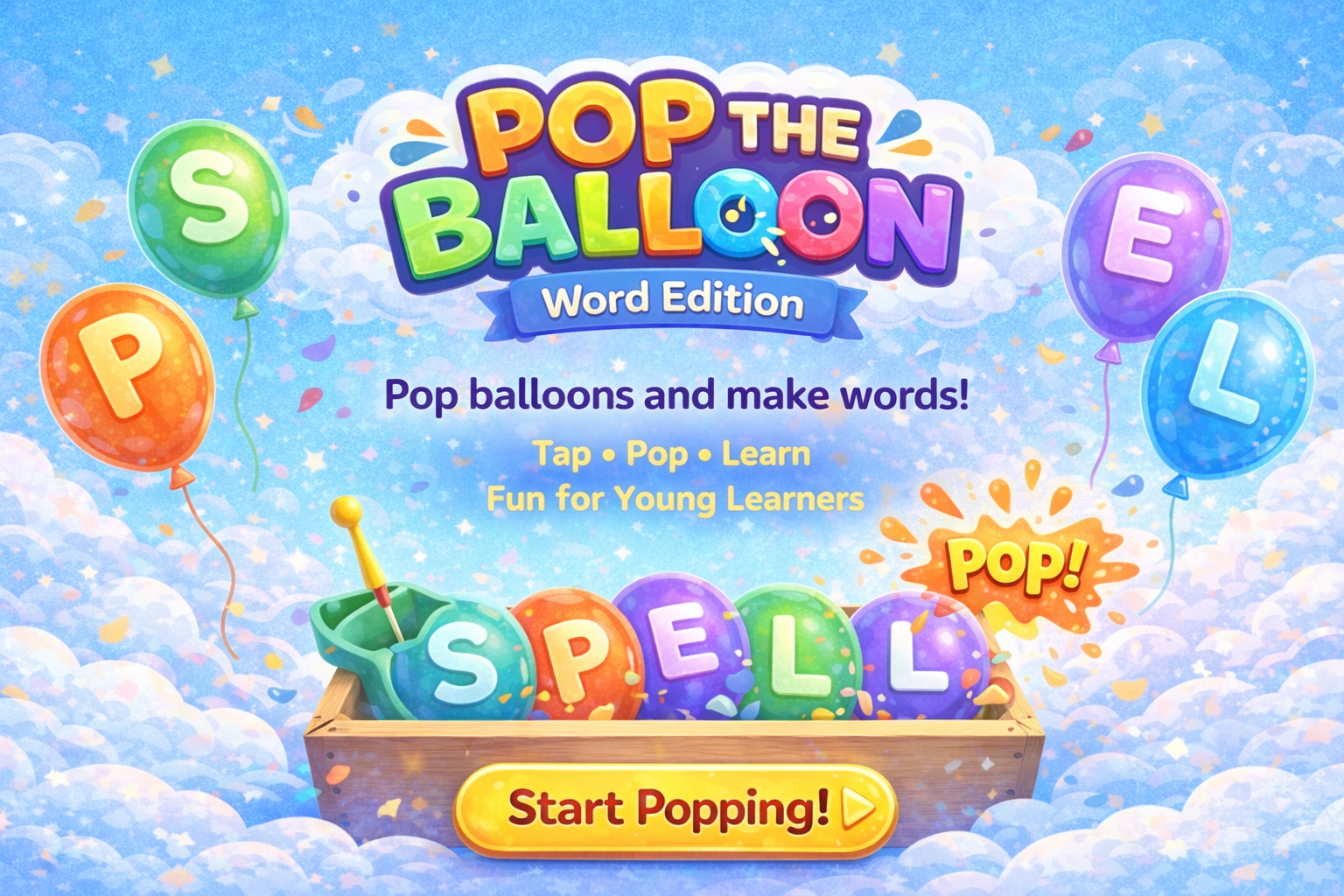 POP THE WORD BALLON – STP