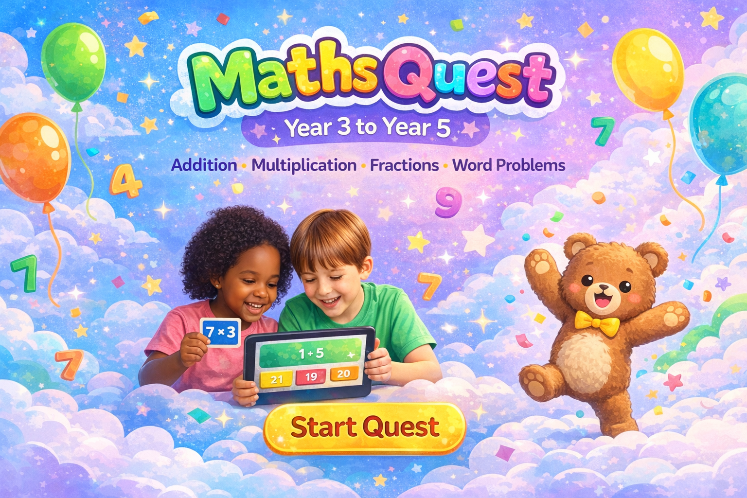 Math Quest Game – STP